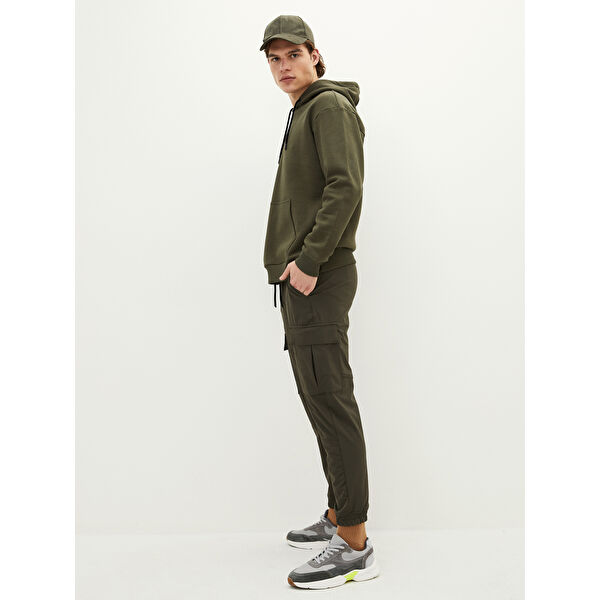 Slim Fit Erkek Kargo Pantolon