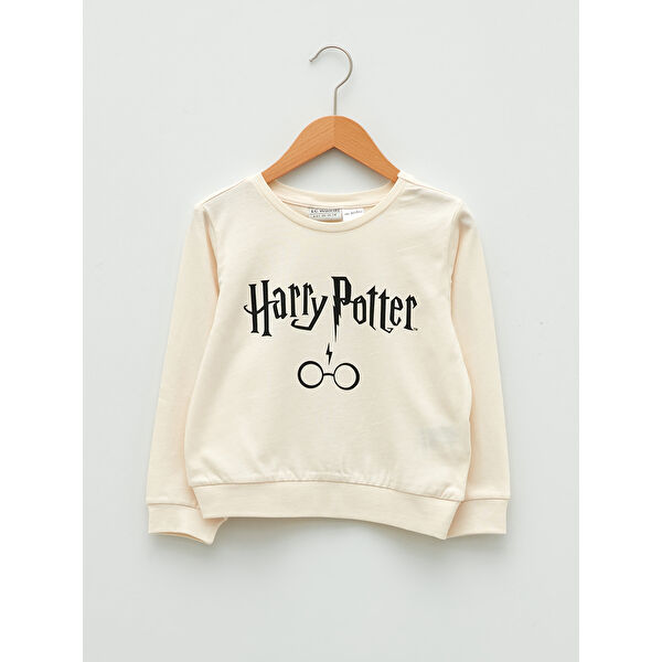 Bisiklet Yaka Harry Potter Baskılı Uzun Kollu Kız Çocuk Sweatshirt Bisiklet Yaka Harry Potter Baskılı Uzun Kollu Kız Çocuk Sweatshirt