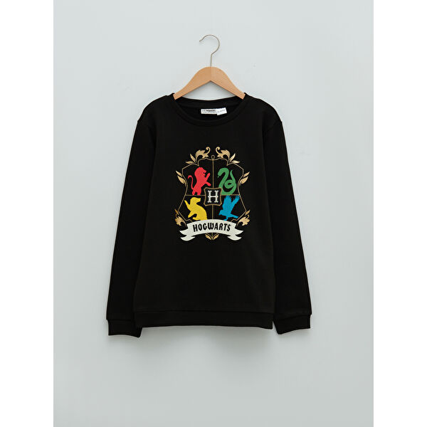 Bisiklet Yaka Harry Potter Baskılı Uzun Kollu Kız Çocuk Sweatshirt Bisiklet Yaka Harry Potter Baskılı Uzun Kollu Kız Çocuk Sweatshirt