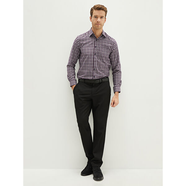 Slim Fit Armürlü Erkek Pantolon