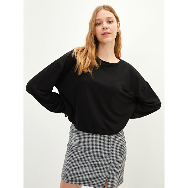 LCW ACTIVE Bisiklet Yaka Düz Uzun Kollu Kadın Spor Sweatshirt LCW ACTIVE Bisiklet Yaka Düz Uzun Kollu Kadın Spor Sweatshirt