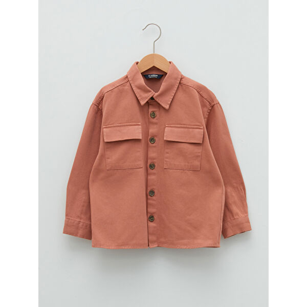 Basic Uzun Kollu Gabardin Erkek Çocuk Gömlek Basic Uzun Kollu Gabardin Erkek Çocuk Gömlek