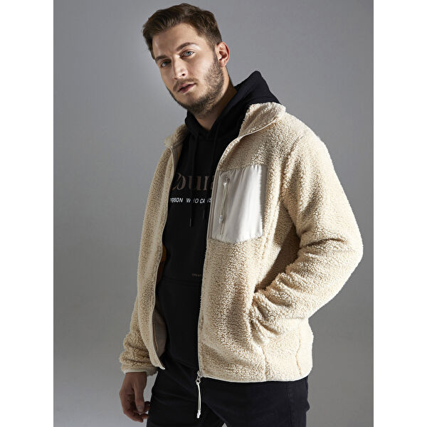 X-SIDE x Berkay Yuvakuran Erkek Mont - Dik Yaka Uzun Kollu Polar X-SIDE x Berkay Yuvakuran Erkek Mont - Dik Yaka Uzun Kollu Polar