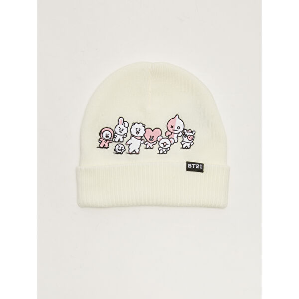 BT 21 Lisanslı Kız Çocuk Triko Bere BT 21 Lisanslı Kız Çocuk Triko Bere