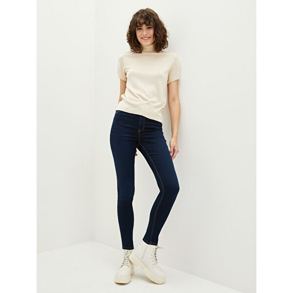 Yüksek Bel Süper Skinny Cep Detaylı Rodeo Kadın Jean Pantolon Yüksek Bel Süper Skinny Cep Detaylı Rodeo Kadın Jean Pantolon