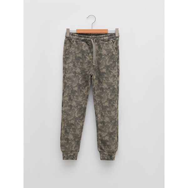 Beli Lastikli Batik Desenli Erkek Çocuk Jogger Eşofman Altı Beli Lastikli Batik Desenli Erkek Çocuk Jogger Eşofman Altı