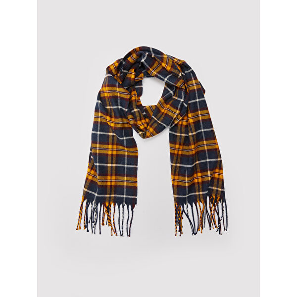 Püskül Detaylı Ekose Erkek Atkı Püskül Detaylı Ekose Erkek Atkı