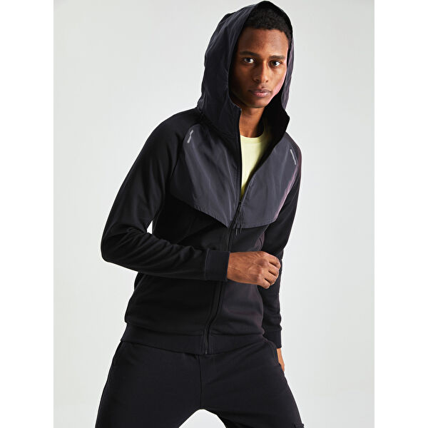 LCW SPORTS Standart Kalıp Kapüşonlu Erkek Spor Hırka LCW SPORTS Standart Kalıp Kapüşonlu Erkek Spor Hırka