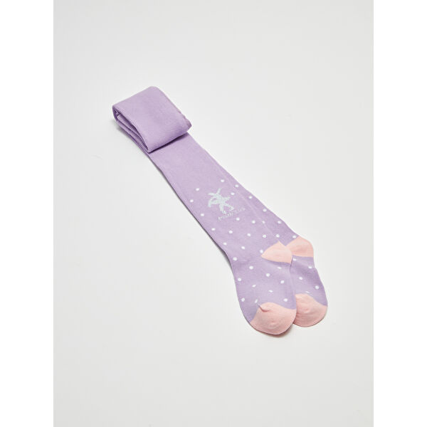 Desenli Kız Çocuk Külotlu Çorap