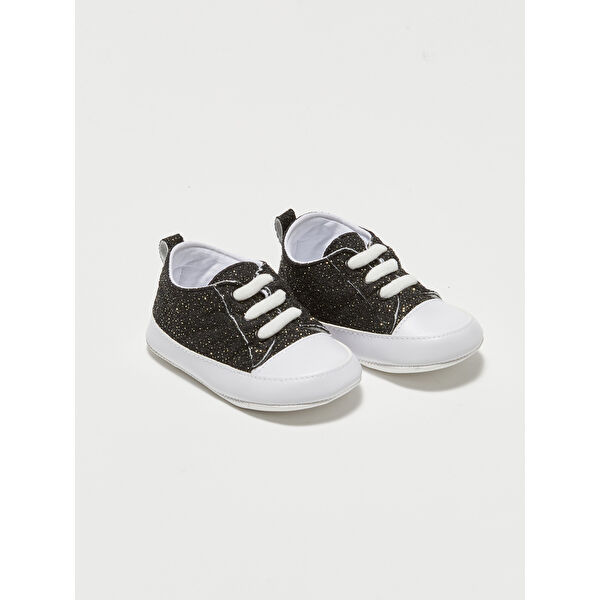 Renk Bloklu Kız Bebek Yürüme Öncesi Ev Ayakkabısı