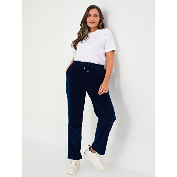 Beli Lastikli Düz Cep Detaylı Polar Kadın Eşofman Altı Beli Lastikli Düz Cep Detaylı Polar Kadın Eşofman Altı