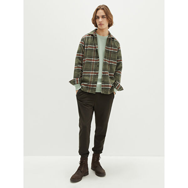 Regular Fit Uzun Kollu Ekose Erkek Oduncu Gömlek