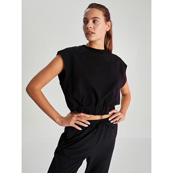 Bisiklet Yaka Düz Kısa Kollu Kadın Outdoor Tişört Bisiklet Yaka Düz Kısa Kollu Kadın Outdoor Tişört