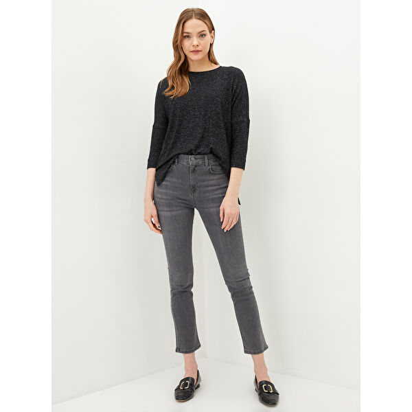 LCW BASIC Skinny Fit Düz Cep Detaylı Kadın Jean Pantolon