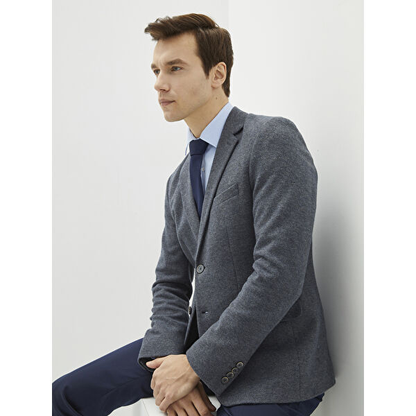 Dar Kalıp Erkek Blazer Ceket Dar Kalıp Erkek Blazer Ceket