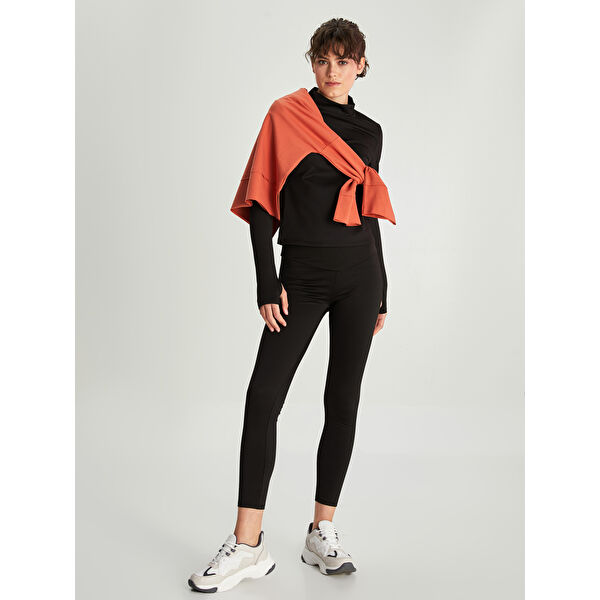 LCW ACTIVE Beli Lastikli Düz Kadın Spor Tayt LCW ACTIVE Beli Lastikli Düz Kadın Spor Tayt