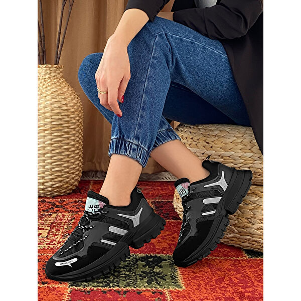 Dark Seer Bağcıklı Kalın Tabanlı Kadın Spor Ayakkabı