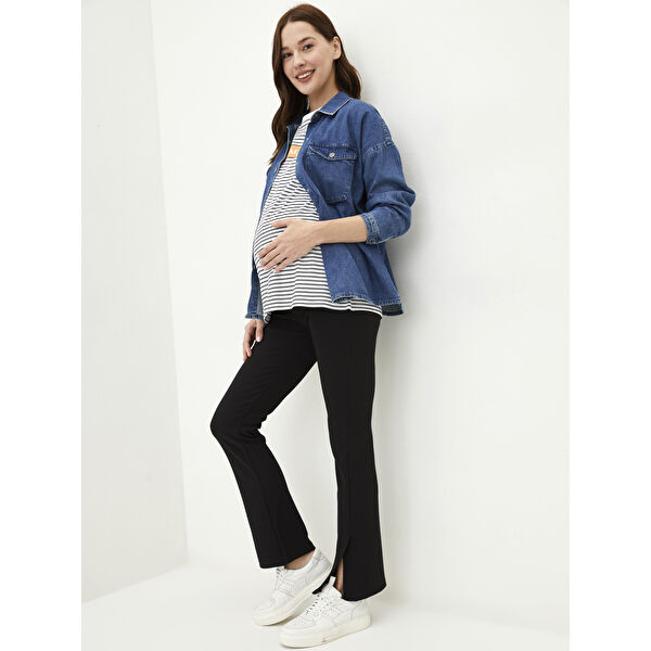 Beli Lastikli Düz Hamile Tayt Beli Lastikli Düz Hamile Tayt