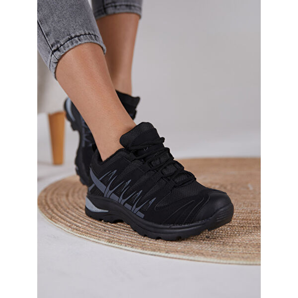 TONNY BLACK Bağcıklı Kalın Taban Kadın Bot