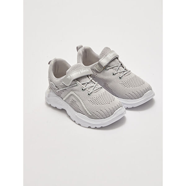 Tonny Black File Detaylı Bağcık ve Cırt Cırtlı Kız Çocuk Aktif Spor Ayakkabı