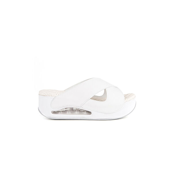 Muya Çapraz Bantlı Kalın Taban Kadın Terlik