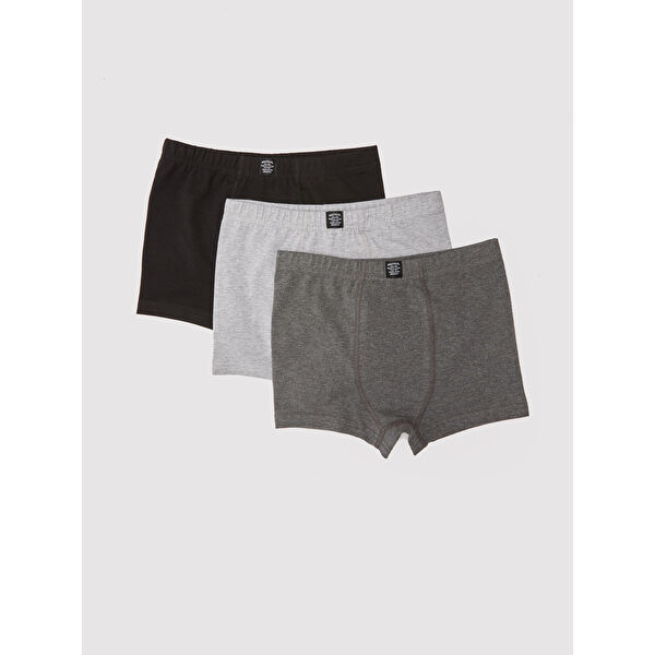 Basic Pamuklu Erkek Çocuk Boxer 3'lü Basic Pamuklu Erkek Çocuk Boxer 3'lü