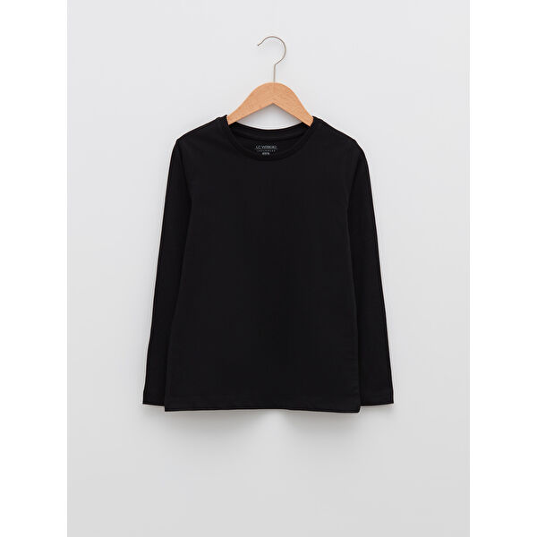 Bisiklet Yaka Basic Uzun Kollu Erkek Çocuk Fanila