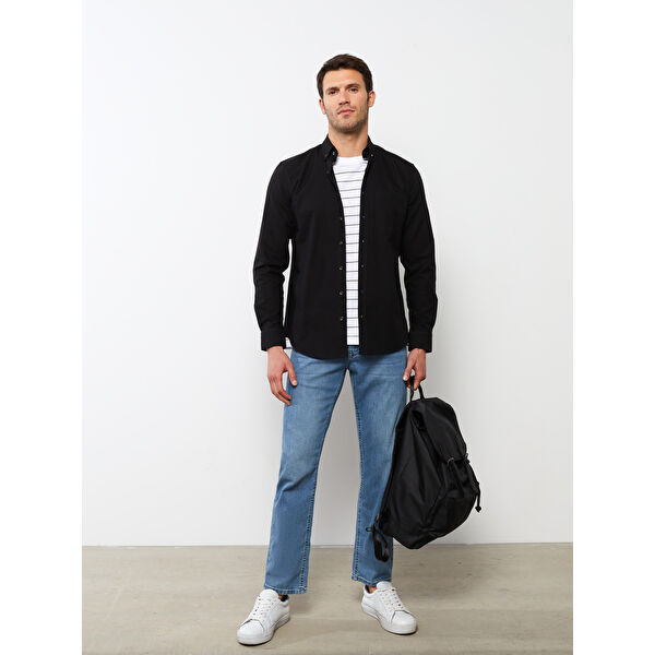 Regular Fit Uzun Kollu Oxford Erkek Gömlek Regular Fit Uzun Kollu Oxford Erkek Gömlek