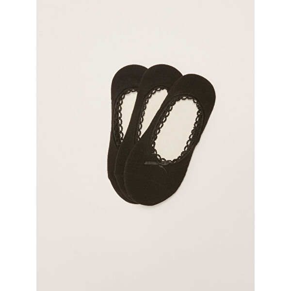 LCW DREAM Nakışlı Kadın Babet Çorap 3'lü Paket