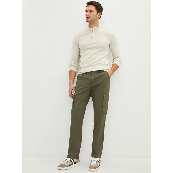 LCW CLASSIC Regular Fit Gabardin Erkek Kargo Pantolon LCW CLASSIC Regular Fit Gabardin Erkek Kargo Pantolon