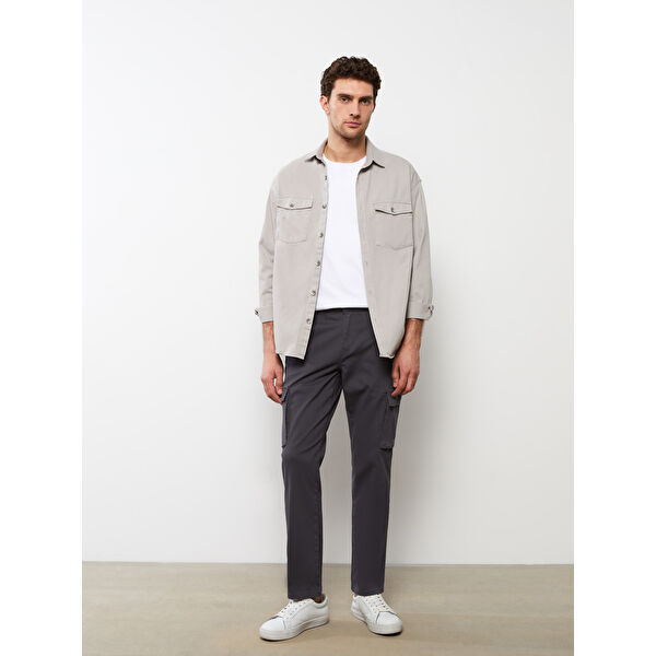 LCW CLASSIC Regular Fit Gabardin Erkek Kargo Pantolon LCW CLASSIC Regular Fit Gabardin Erkek Kargo Pantolon