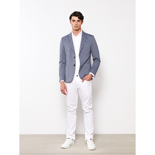 LCW CLASSIC Slim Fit Armürlü Erkek Pantolon