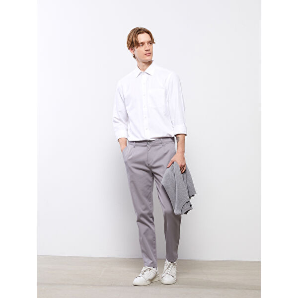 LCW CLASSIC Havuç Kalıp Gabardin Erkek Chino Pantolon LCW CLASSIC Havuç Kalıp Gabardin Erkek Chino Pantolon