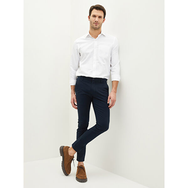 LCW CLASSIC Ekstra Dar Kalıp Gabardin Erkek Chino Pantolon LCW CLASSIC Ekstra Dar Kalıp Gabardin Erkek Chino Pantolon