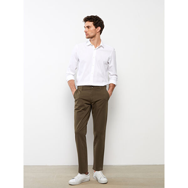 LCW CLASSIC Standart Kalıp Gabardin Erkek Chino Pantolon LCW CLASSIC Standart Kalıp Gabardin Erkek Chino Pantolon