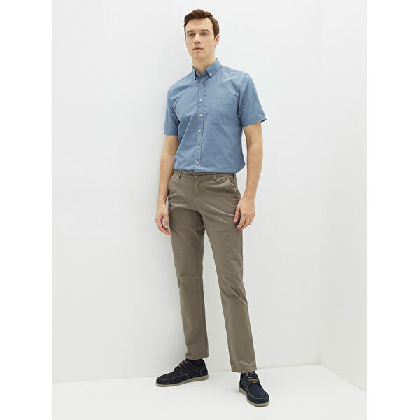 Normal Kalıp Gabardin Erkek Chino Pantolon Normal Kalıp Gabardin Erkek Chino Pantolon