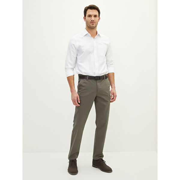 Normal Kalıp Gabardin Erkek Chino Pantolon Normal Kalıp Gabardin Erkek Chino Pantolon