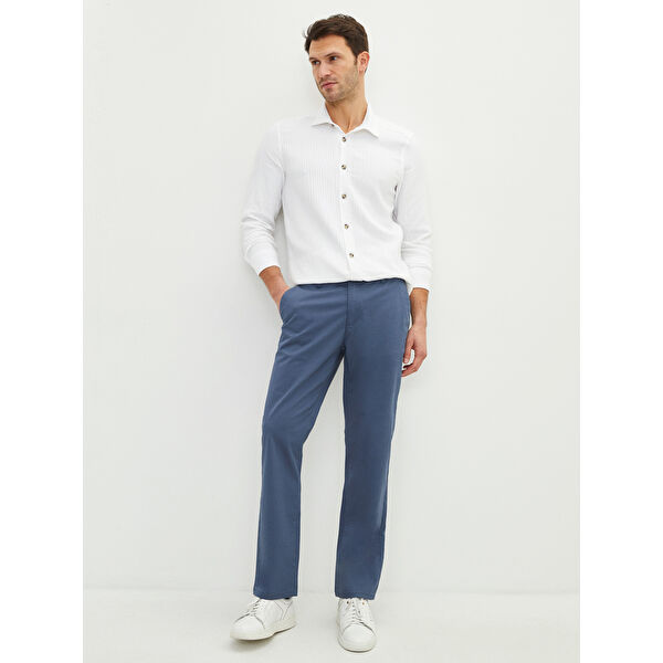 Normal Kalıp Gabardin Erkek Chino Pantolon Normal Kalıp Gabardin Erkek Chino Pantolon