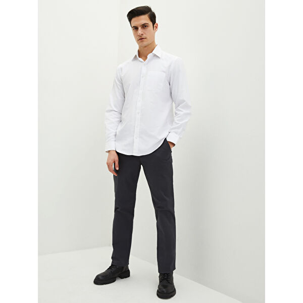 Normal Kalıp Gabardin Erkek Chino Pantolon Normal Kalıp Gabardin Erkek Chino Pantolon