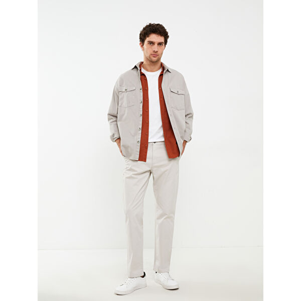 LCW CLASSIC Normal Kalıp Gabardin Erkek Chino Pantolon