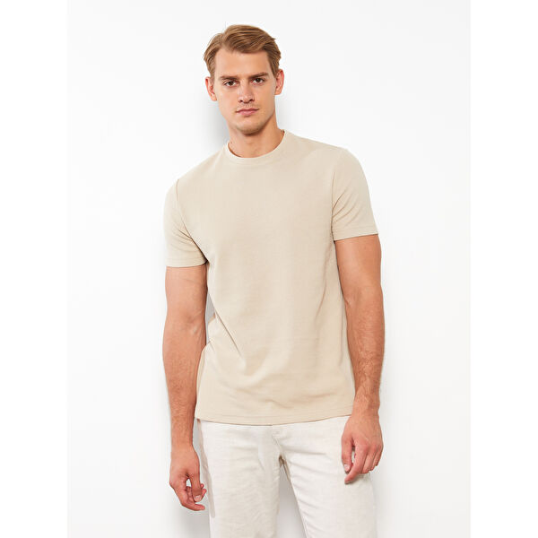 LCW CLASSIC Bisiklet Yaka Kısa Kollu Penye Erkek Tişört LCW CLASSIC Bisiklet Yaka Kısa Kollu Penye Erkek Tişört