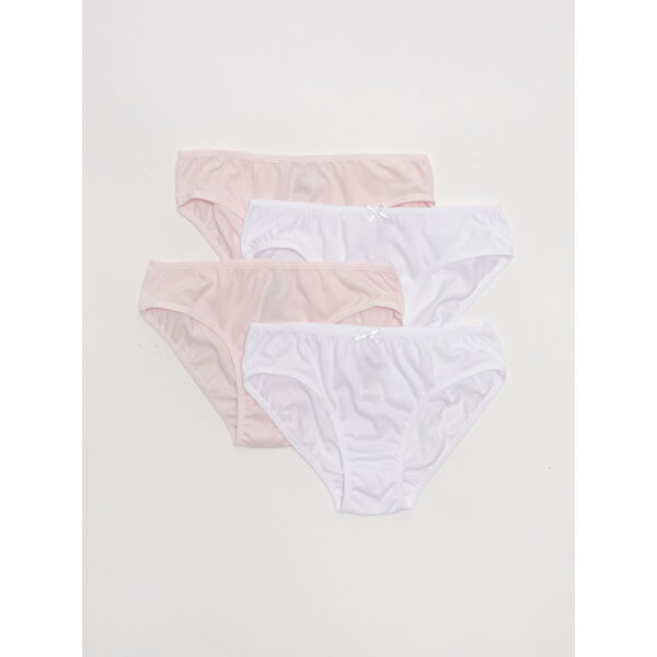 Basic Pamuklu Kız Çocuk Külot 4'lü