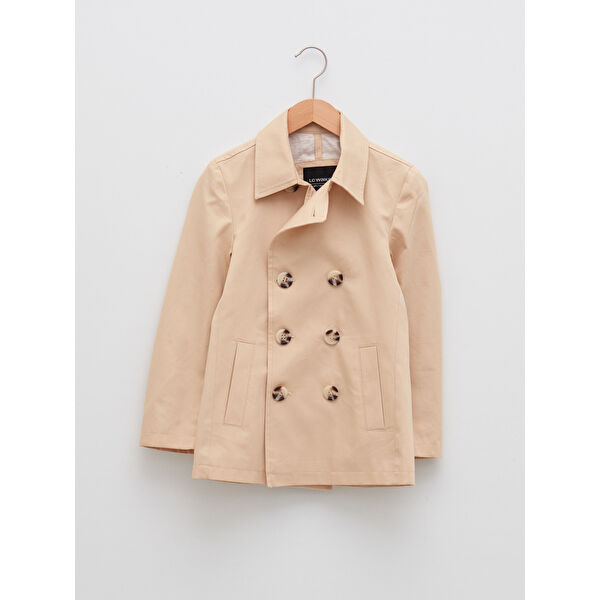 Gömlek Yaka Basic Uzun Kollu Erkek Çocuk Trençkot