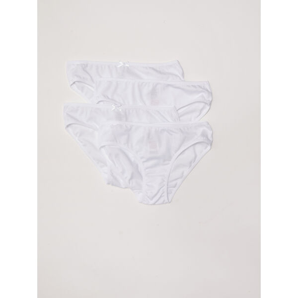 Basic Pamuklu Kız Çocuk Külot 4'lü