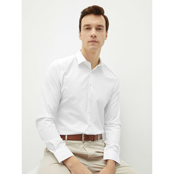 LCW FORMAL Ekstra Slim Fit Uzun Kollu Poplin Erkek Gömlek LCW FORMAL Ekstra Slim Fit Uzun Kollu Poplin Erkek Gömlek