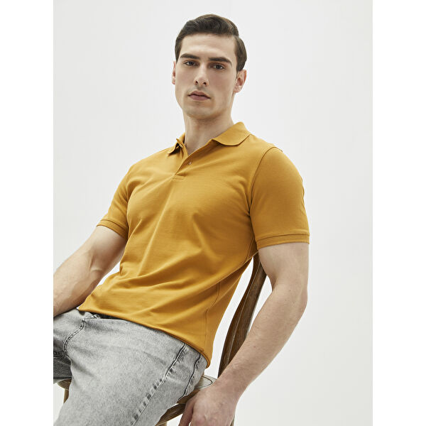 LCW BASIC Polo Yaka Kısa Kollu Pike Erkek Tişört