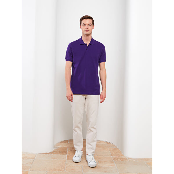 LCW BASIC Polo Yaka Kısa Kollu Pike Erkek Tişört
