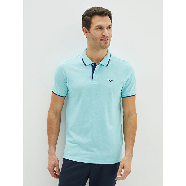 Polo Yaka Kısa Kollu Pike Erkek Tişört