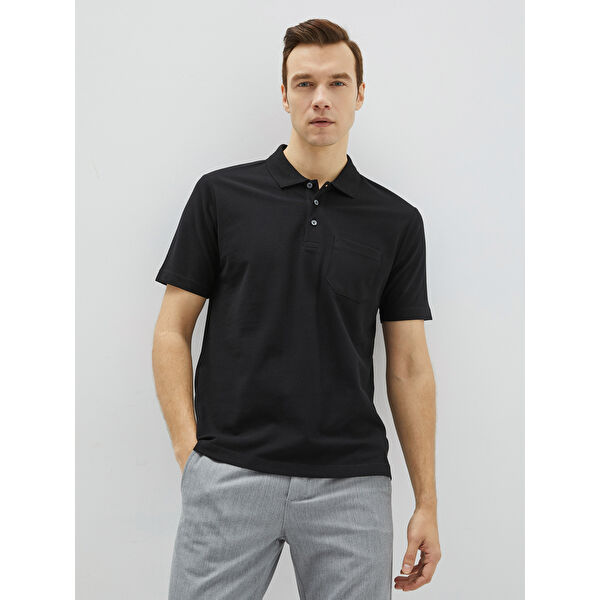 Polo Yaka Kısa Kollu Pike Erkek Tişört
