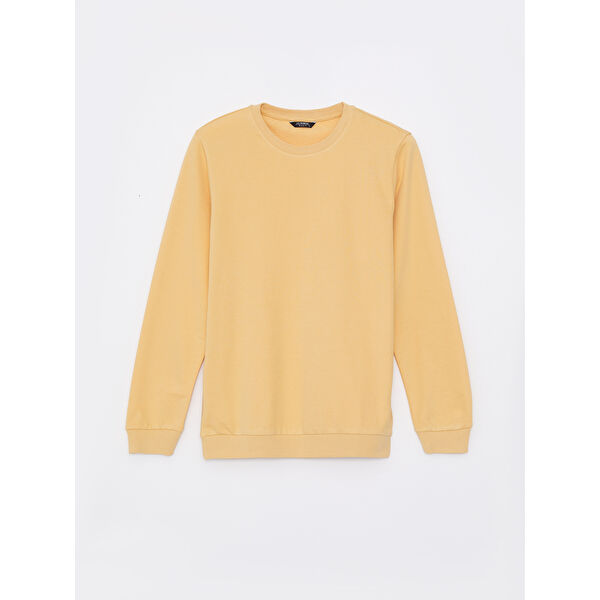 LCW BASIC Bisiklet Yaka Uzun Kollu Erkek Sweatshirt
